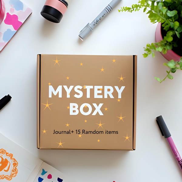 Mystery Box 15/25 random items and Journal A5 dotted – Meressa LLC